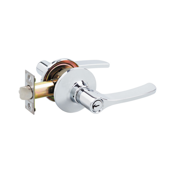 Lockwood Symmetry® Series Vicinity Entrance Lever Set - Chrome Plate ...
